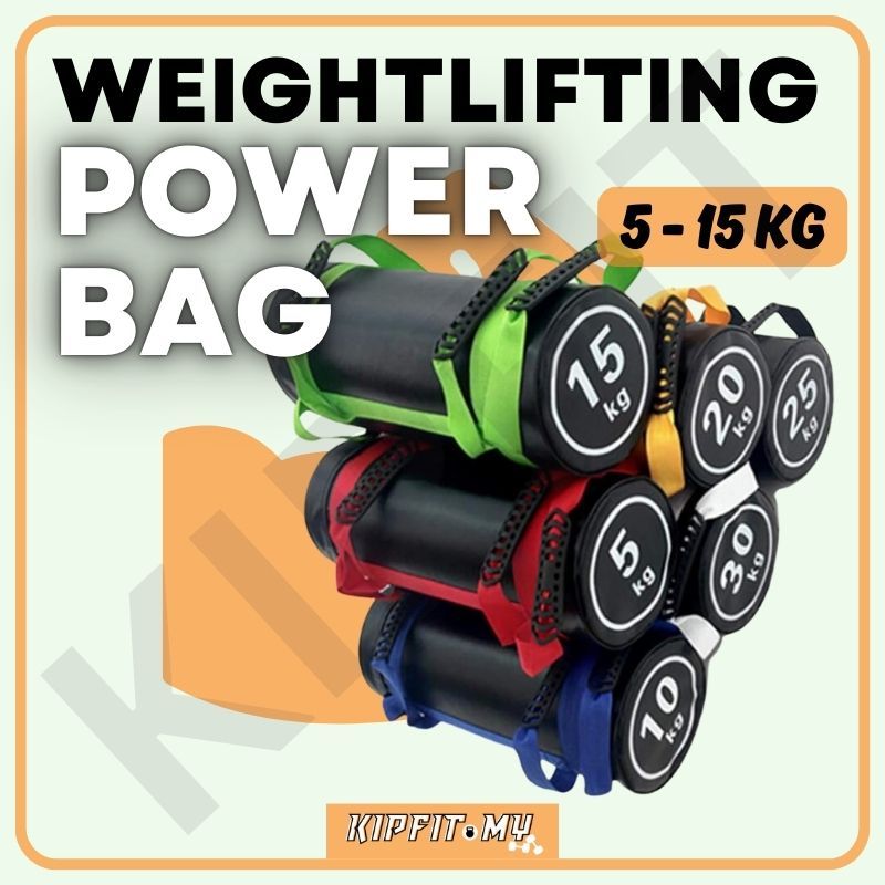 Weightlifting Power Bag 5-15kg – Ideal for CrossFit & HIIT Full-Body ...