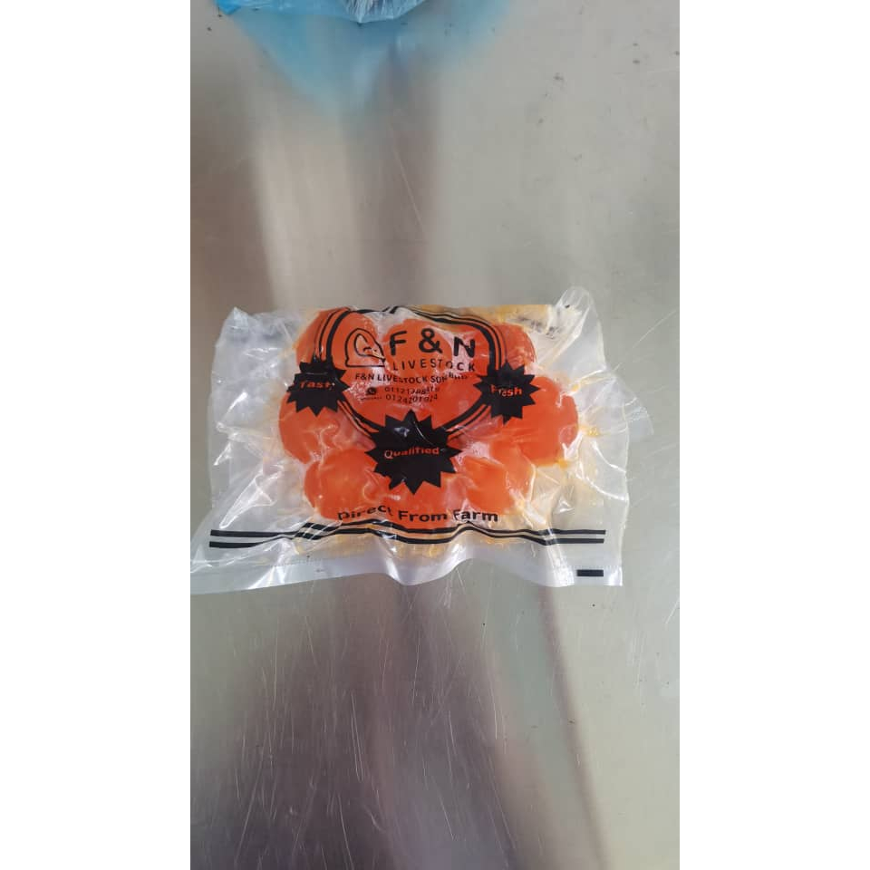 F & N LIVESTOCK SALTED EGG YOLK (KUNING TELUR MASIN) 10 PCS | Shopee ...