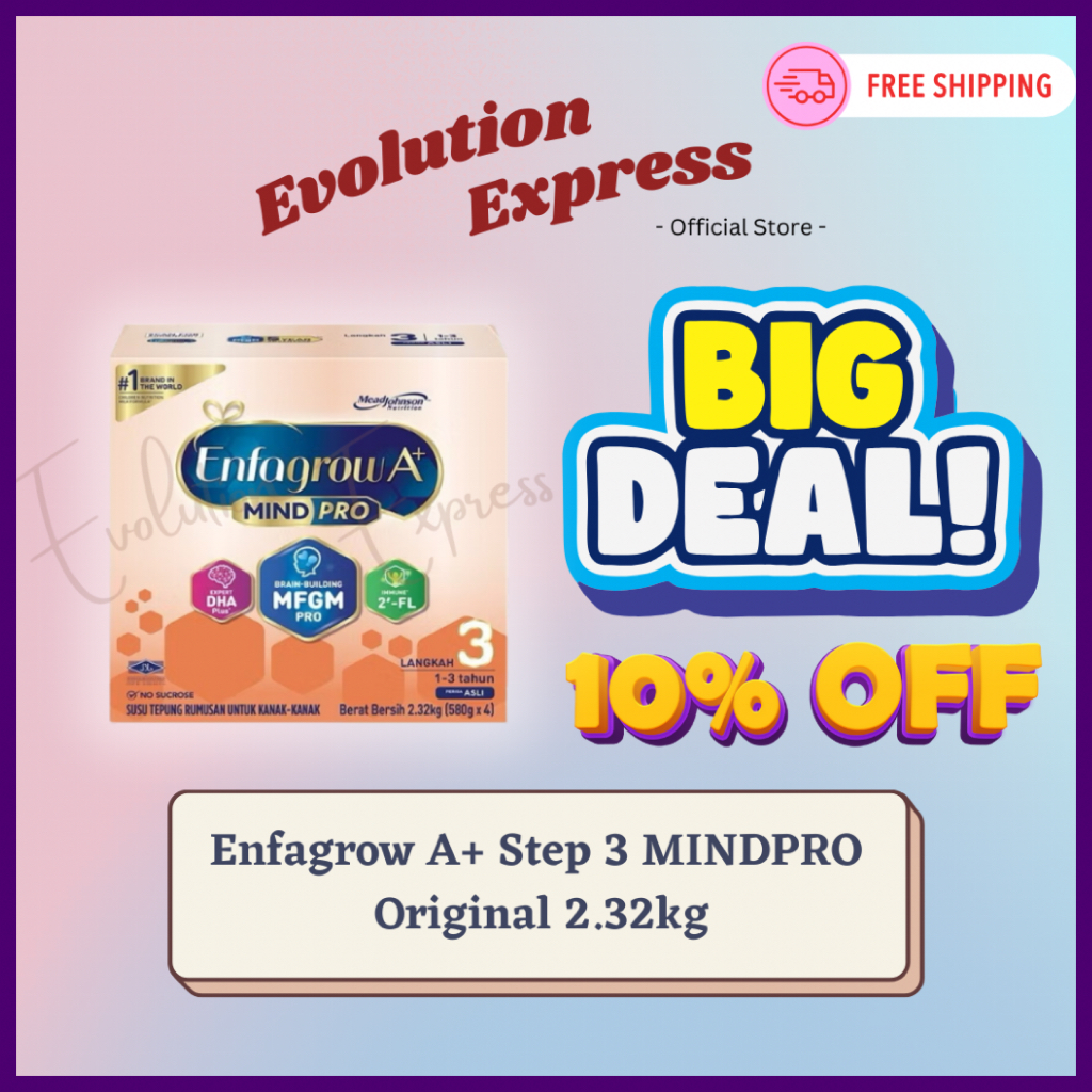 Enfagrow A+ Step 3 Milk Formula (Original) 2.32kg / 2.52kg – Exp 02/ ...