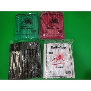GIANT STRAW-color/FLEXIBLE STRAW[BLACK-COLOR]/Straw Bengkok/Straw ...