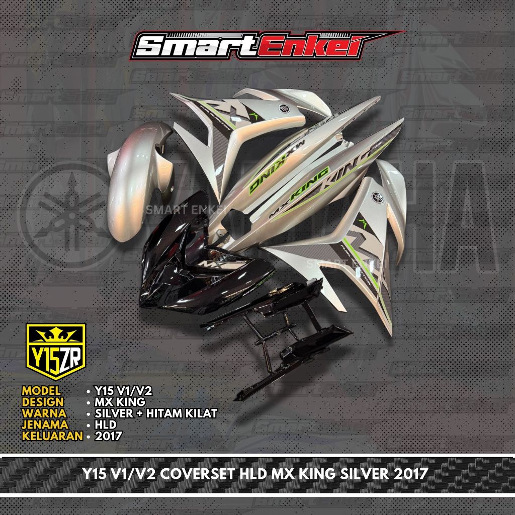 HLD-Y15 V1/V2 MX KING SILVER HITAM 2017 COVERSET HLD | Shopee Malaysia
