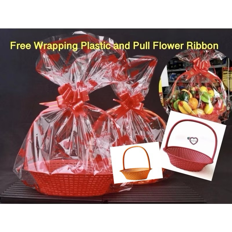 Wedding Gift Basket/Red Basket/Hamper Basket/Fruit Basket/Bakul ...