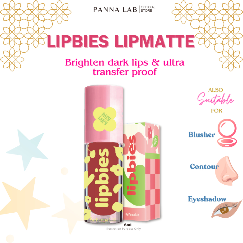 PANNA LAB Official Lipbies 8 Colors Lipstick Lipmatte Waterproof (49g ...