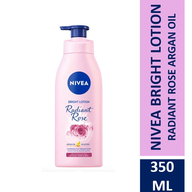 NIVEA BRIGHT LOTION RADIANT ROSE 350ML | Shopee Malaysia
