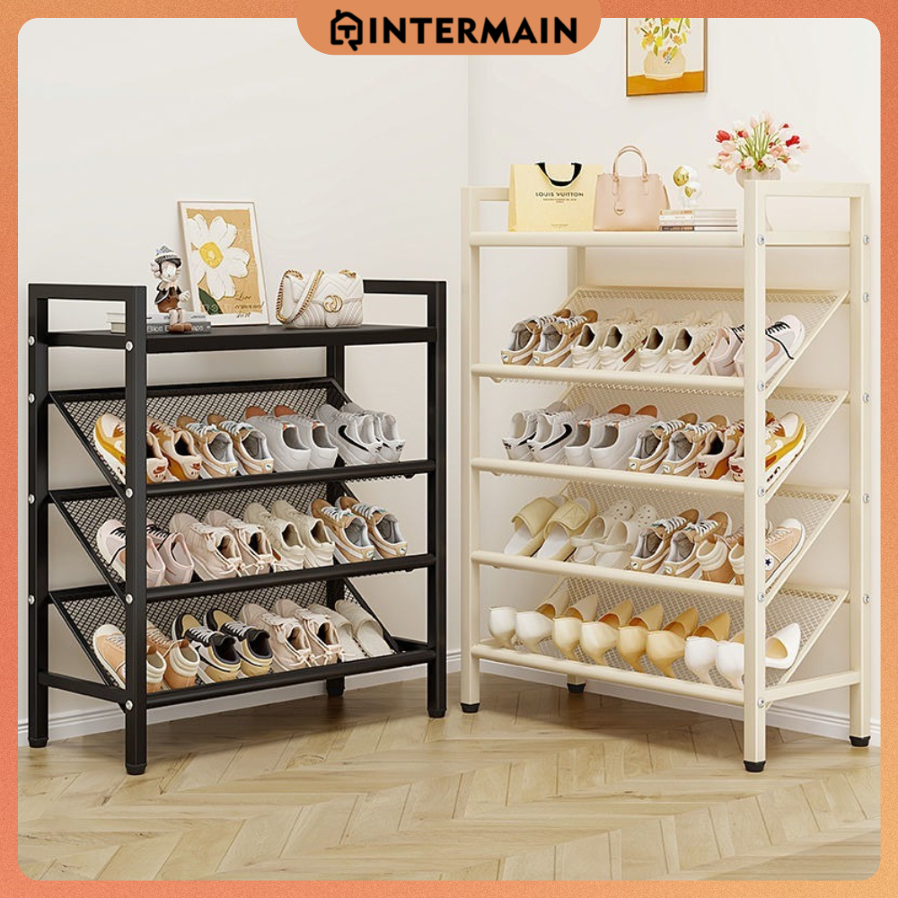Multi-Layers Rak Besi Shoe Rack Rak Kasut Shoes Shelf Easy To Install ...