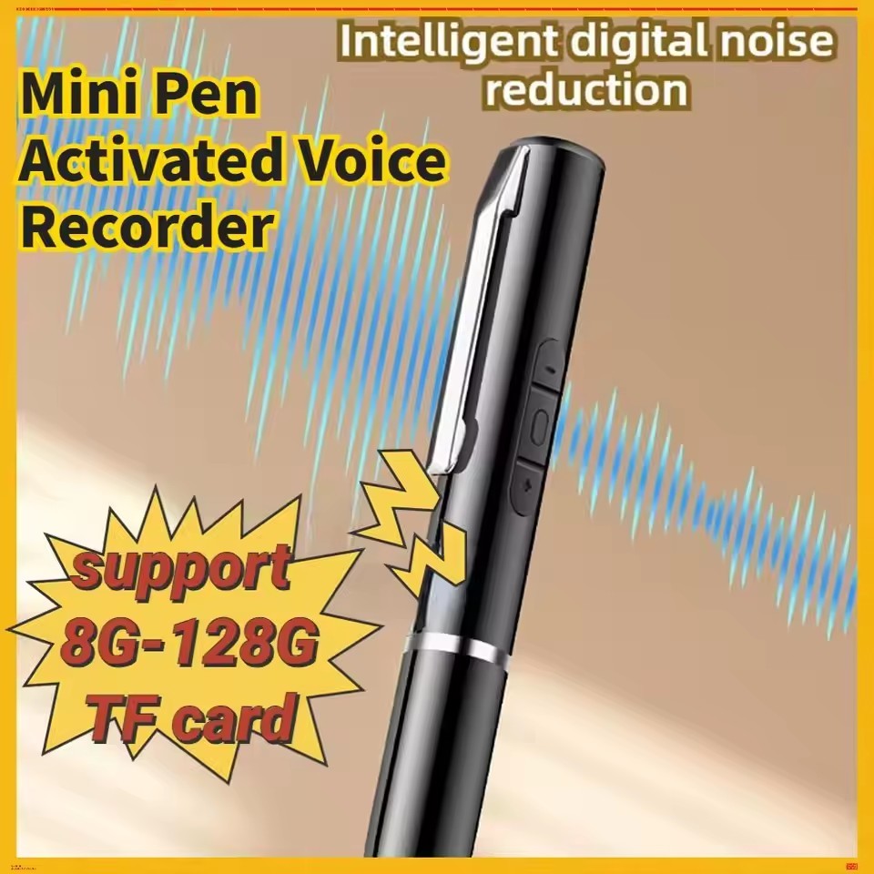 Digital Voice Recorder Pen Professional Audio Sound Recording activated ...