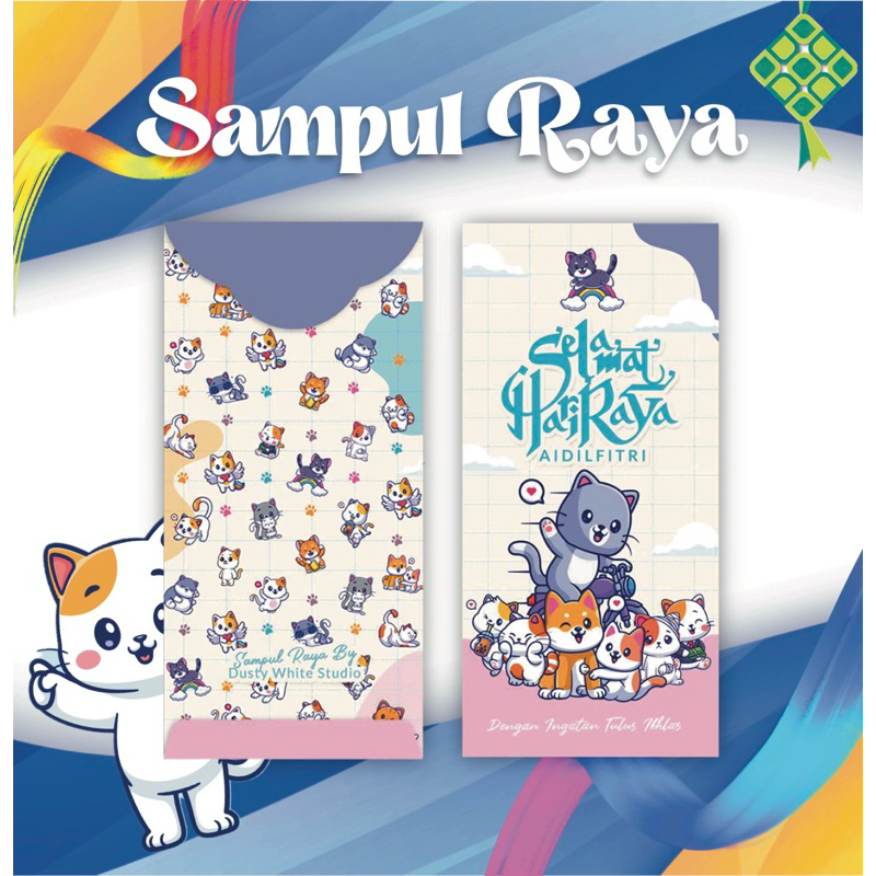 Sampul Duit Raya corak | Sampul Raya 2025 | Shopee Malaysia