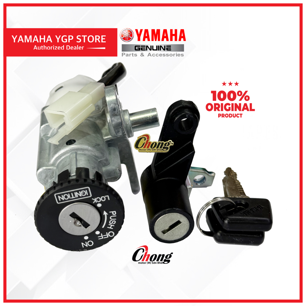 Yamaha Main Switch Kunci Suis Lock/Key Set LC 135 V1 100% Original HLY ...