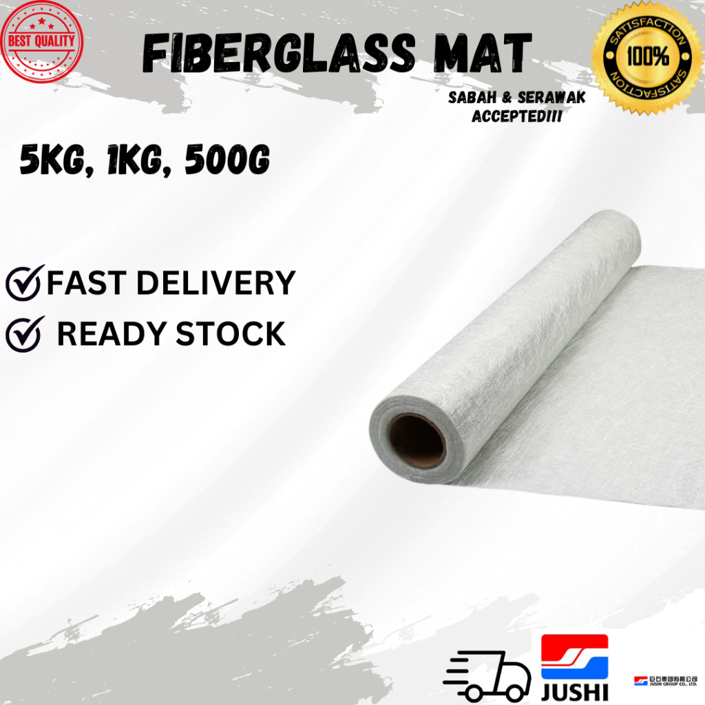 [🔥🔥READY STOCK!!! ] FIBERGLASS CSM (MAT) 5KG / 1KG / 500G | Shopee Malaysia