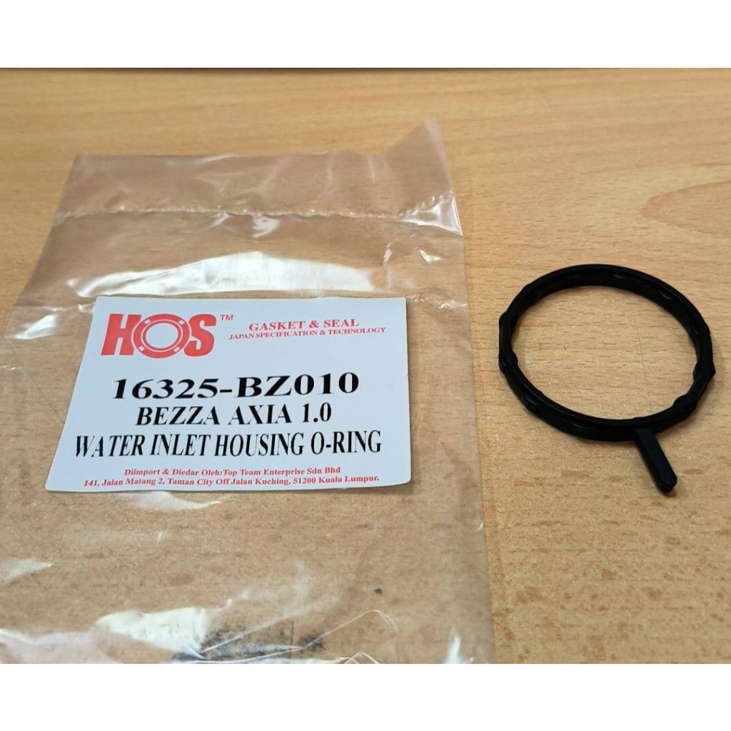 WATER INLET HOUSING O-RING [ PERODUA BEZZA 1.0 ] [ 16325-BZ010 ...