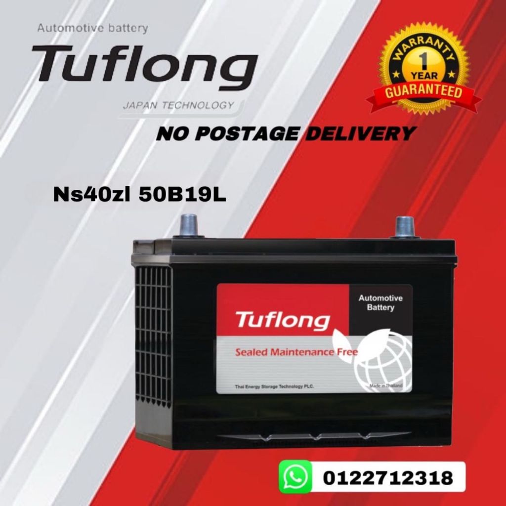 HITACHI TUFLONG NS40ZL 50B19L CAR BATTERY SUITABLE FOR MYVI CITY ...