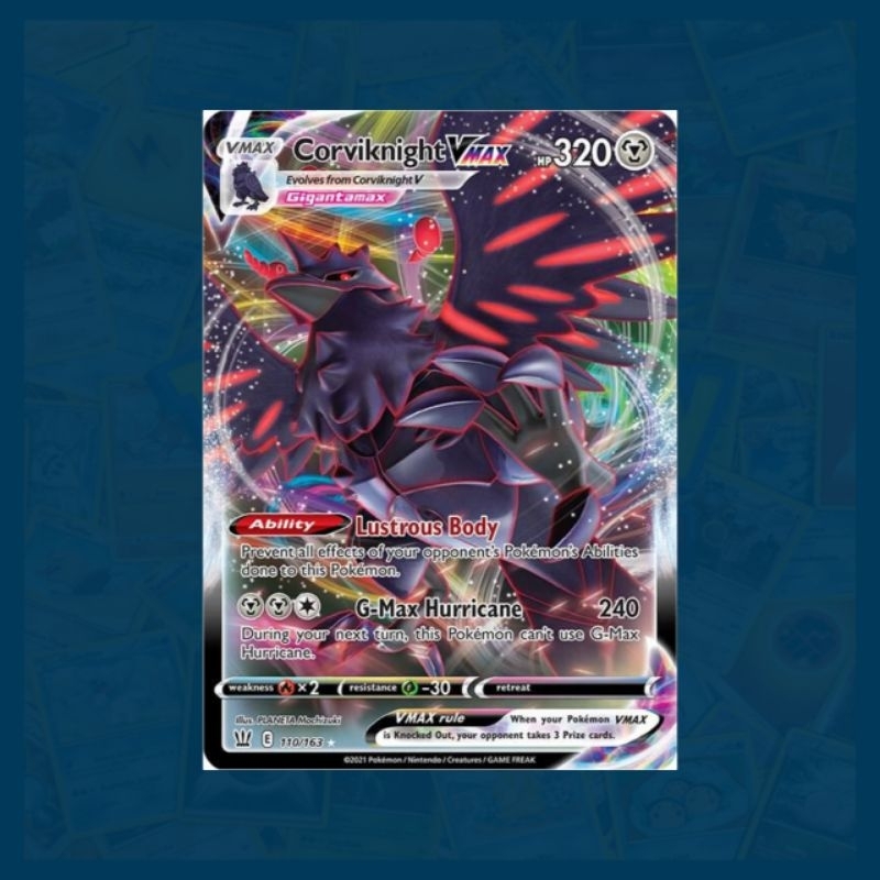 Corviknight Vmax (110/163) Ultra Rare | Battle Styles | Pokemon TCG ...