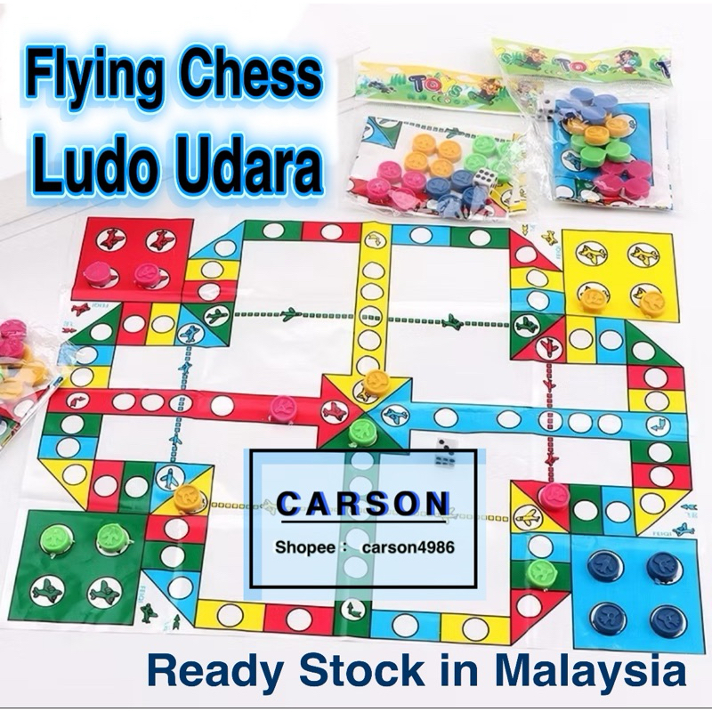 Ludo udara educational toy mini Ludo Flying Chess 飞机棋 | Shopee Malaysia