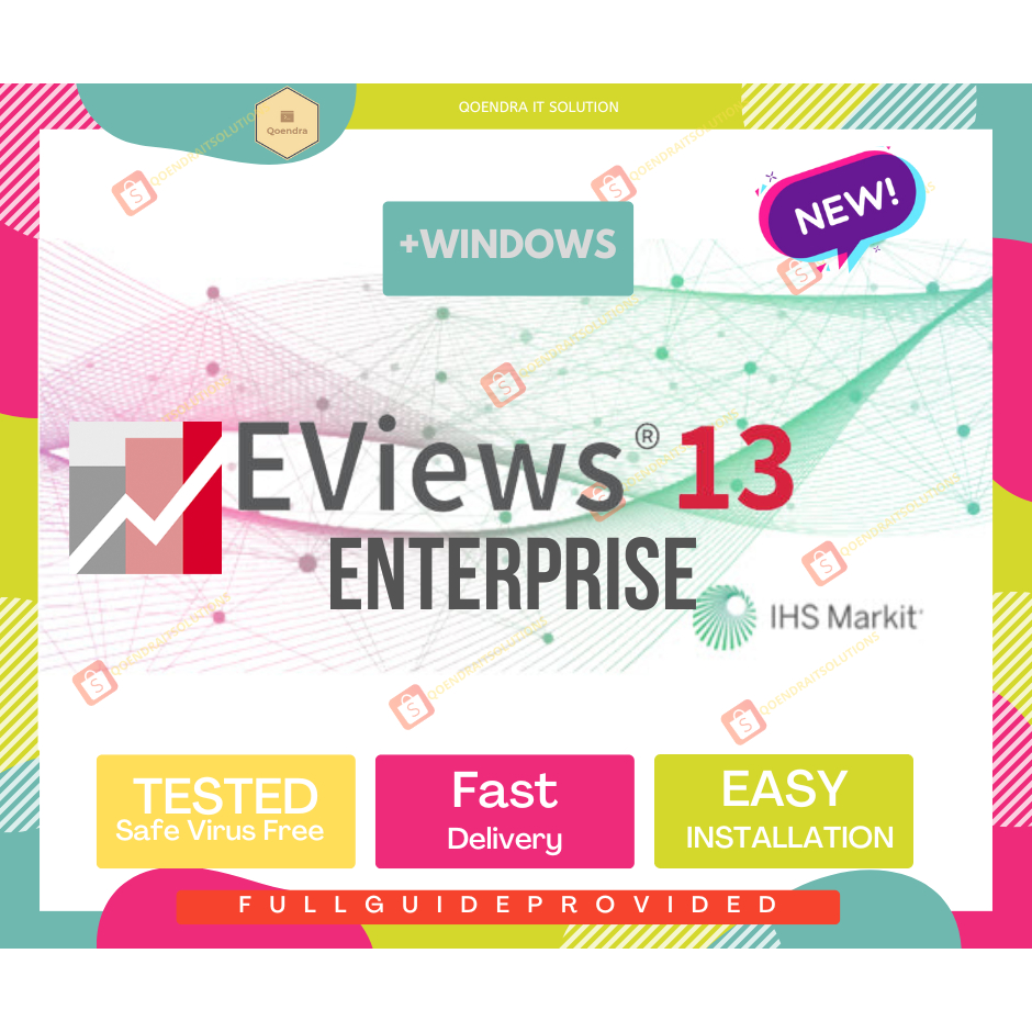 EViews 13 Enterprise | Instructions Provided ! | Easy Installation ...
