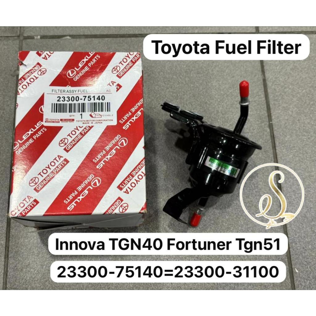 (100% ORIGINAL) TOYOTA INNOVA TGN40 2.0 FORTUNER TGN51 2.7 FUEL FILTER ...