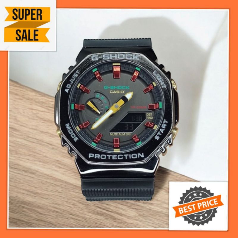 AUTOLIGHT PREMIUM ANALOG DIGITAL WATCH TMJ RASTA SPECIAL EDITION ...