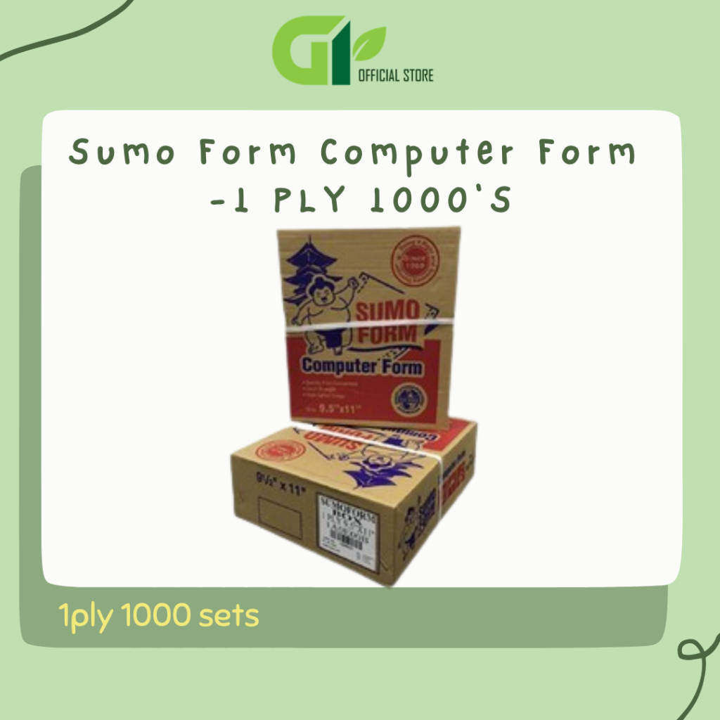 [GY Office] Sumo/Sono SonoForm Computer Form 1 PLY 1000'S | Shopee Malaysia
