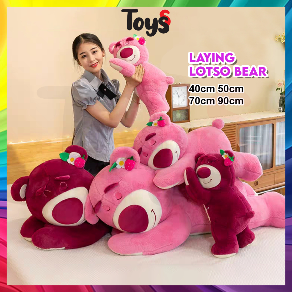 Toyss Lotso Bear Big Plushie Anak Patung Besar Big Bear Plushie Big ...