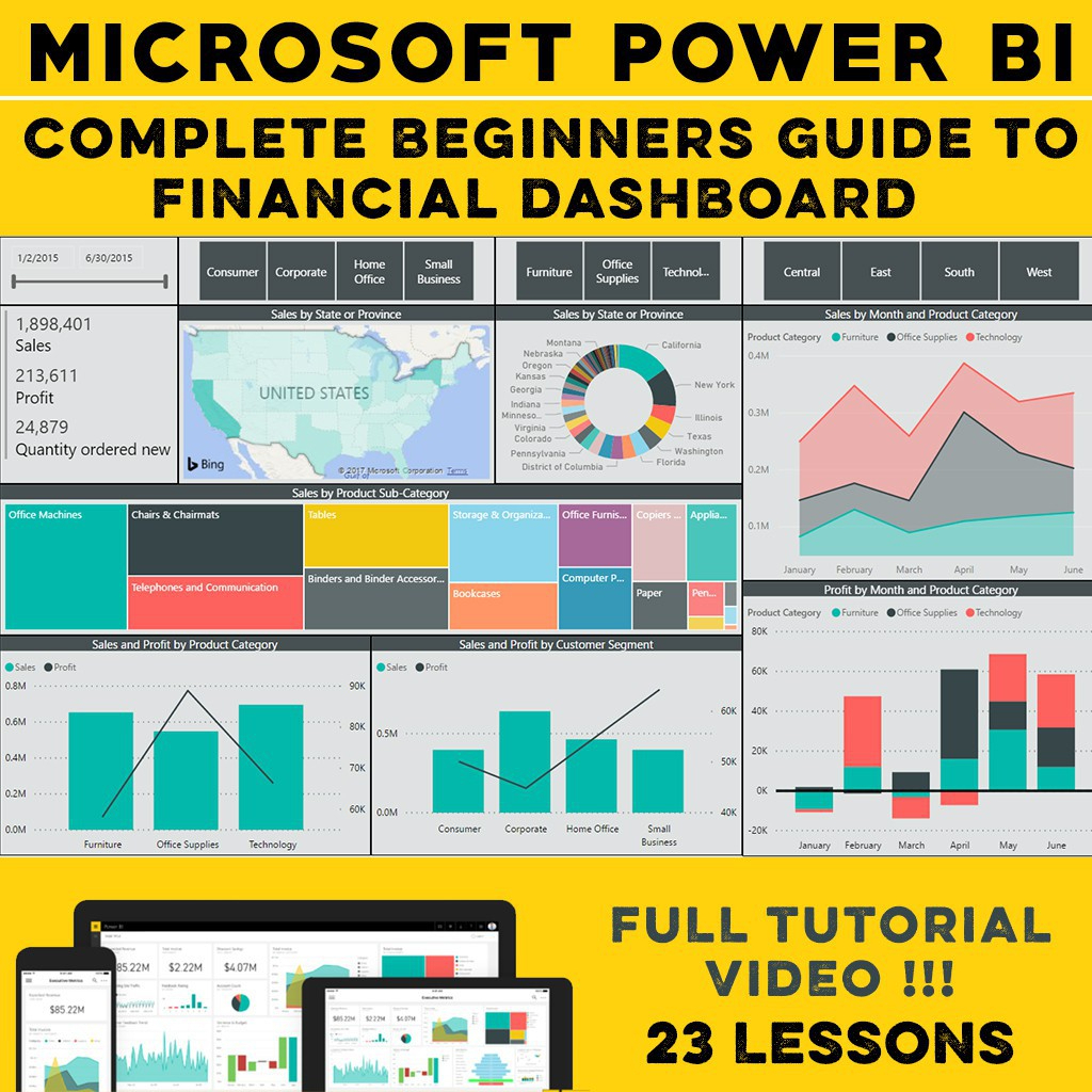 [Video Course] Microsoft Power BI - Complete Beginners Guide to Financial Dashboards Video ...