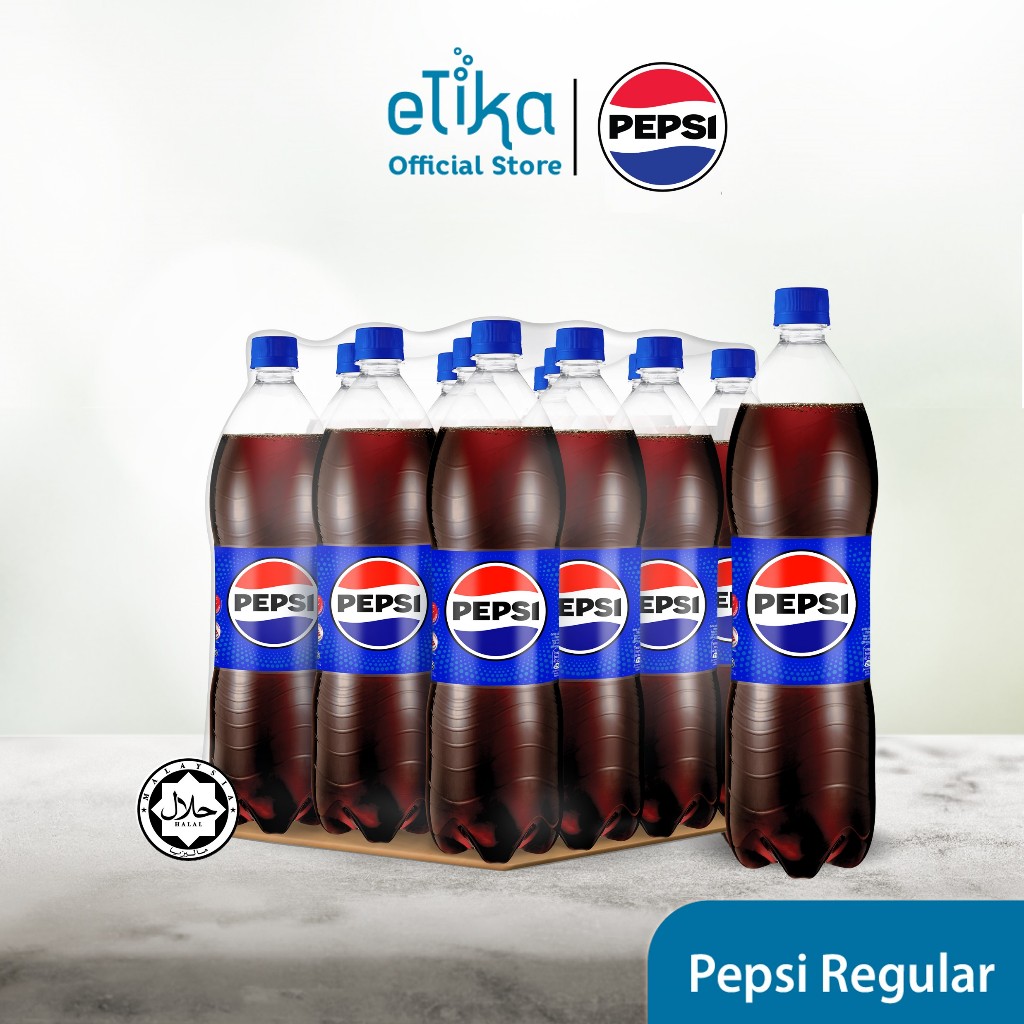 Pepsi Cola Carbonated Drinks (1.5L x 12 Bottles/Carton) | Shopee Malaysia