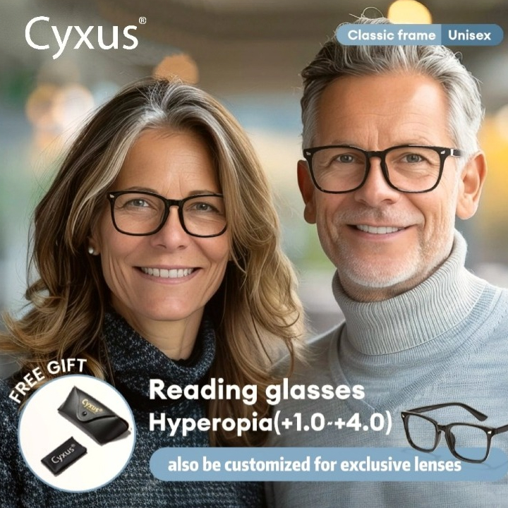 Cyxus Reading Glasses for Men and Women 老花眼鏡 可配度數 cermin mata membaca ...