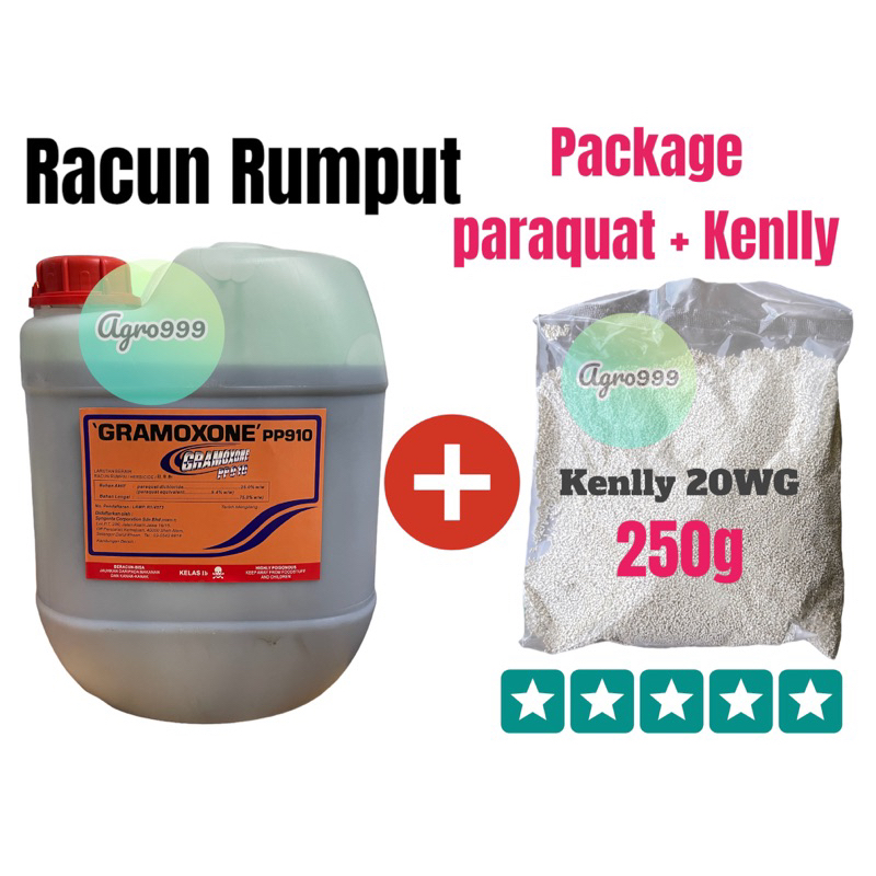 (SET)Kenlly+20L Racun sentuh 25%|Racun Lalang &rumput | Shopee Malaysia