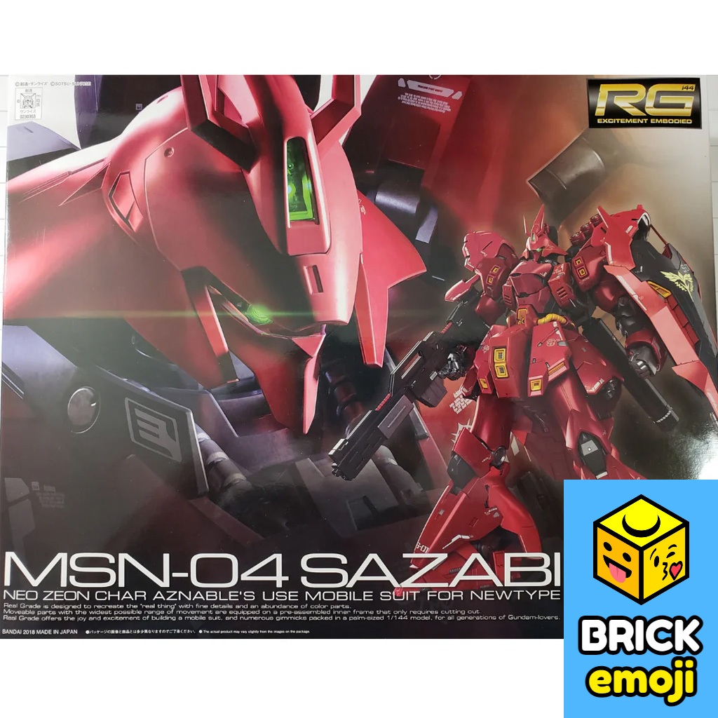 Bandai RG 1/144 MSN-04 Sazabi (5061605) | Shopee Malaysia