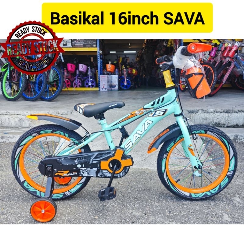 Basikal 16inch SAVA MTB Sesuai 4-7 Tahun Botol Air | Shopee Malaysia