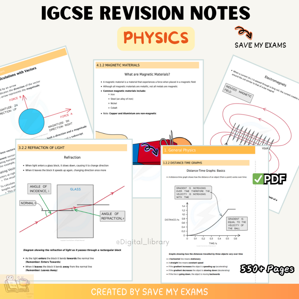 IGCSE Physics Notes / Revision Notes (SME) | Shopee Malaysia
