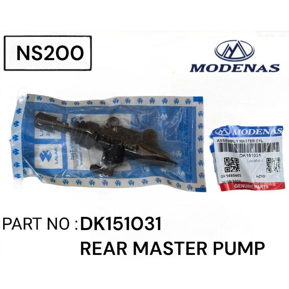 DK151031 MODENAS PULSAR NS200 REAR BRAKE MASTER PUMP ORIGINAL | Shopee ...