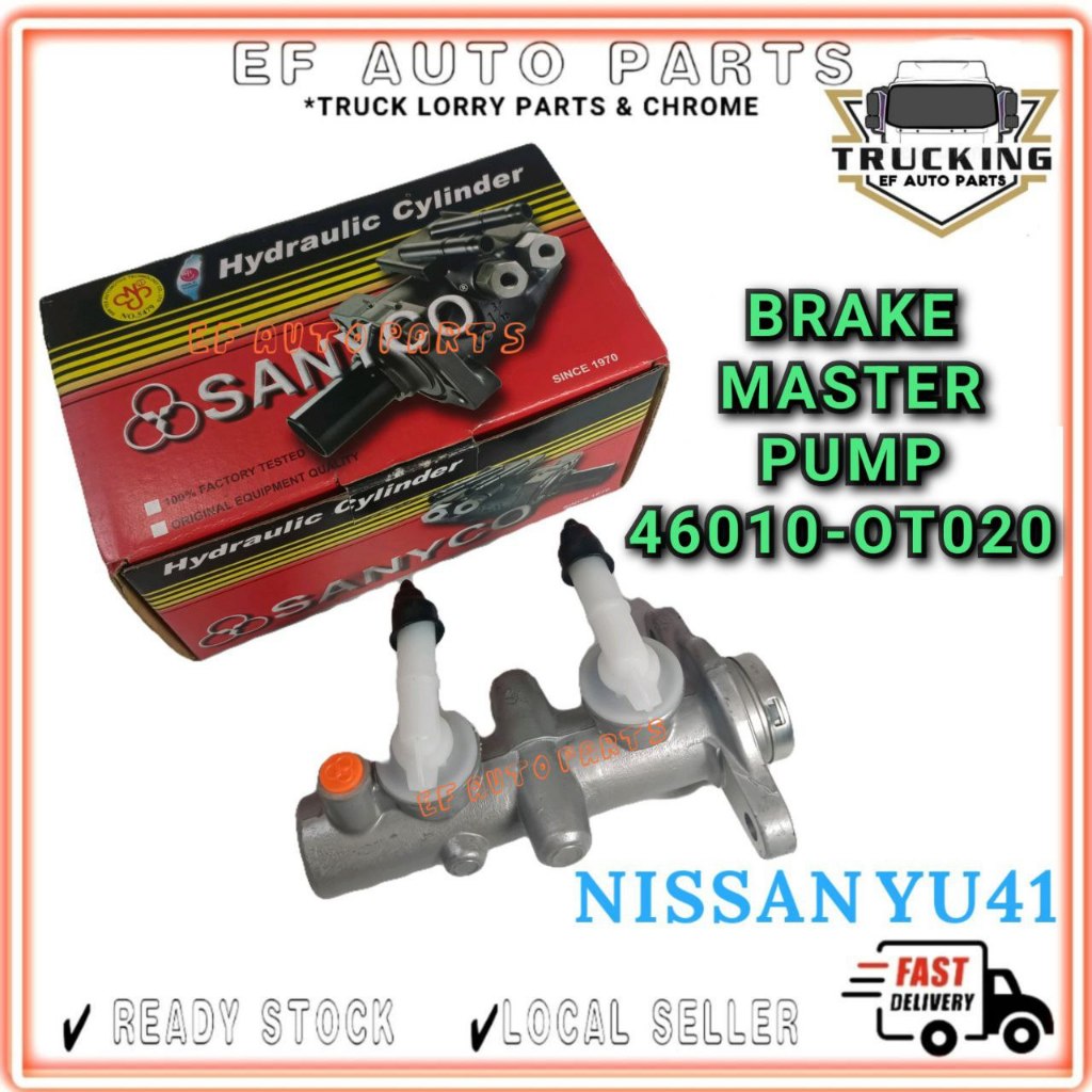NISSAN YU41 BRAKE MASTER PUMP SANYCO 46010-OT020 HYDRAULIC CYLINDER 2 ...