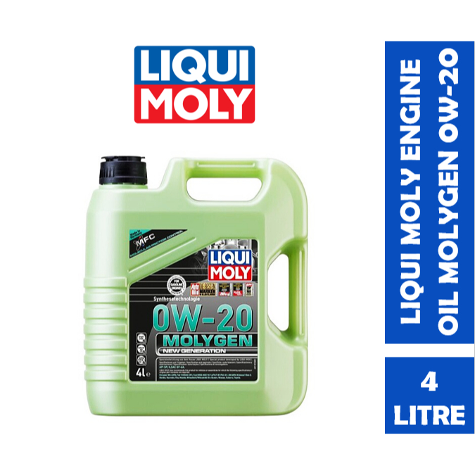 【100% ORIGINAL】LIQUI MOLY Fully Synthetic Molygen New Generation 0W-20 ...