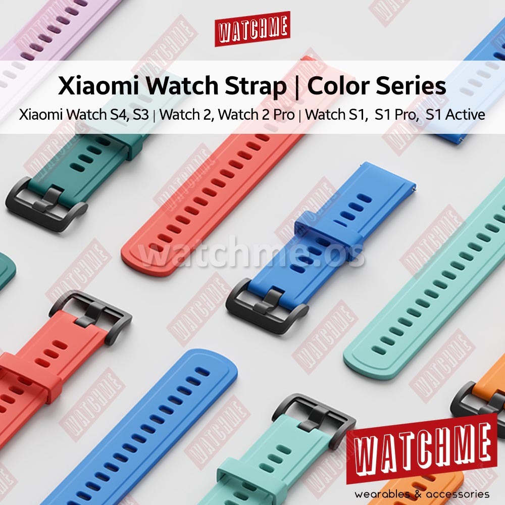 Xiaomi Watch Strap, Color Series 22mm, Black Metal Buckle (for mi ...