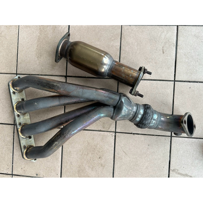 manzo racing extractor header 4 to 1 mini cooper s r53 r52 r50 | Shopee ...