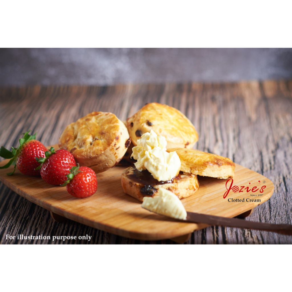Jozie's Devonshire Cream Tea Family Set (Scones, Imported Strawberry ...
