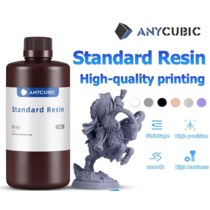 ANYCUBIC 3D Printer Resin, 405nm High Precision Fast Curing UV ...