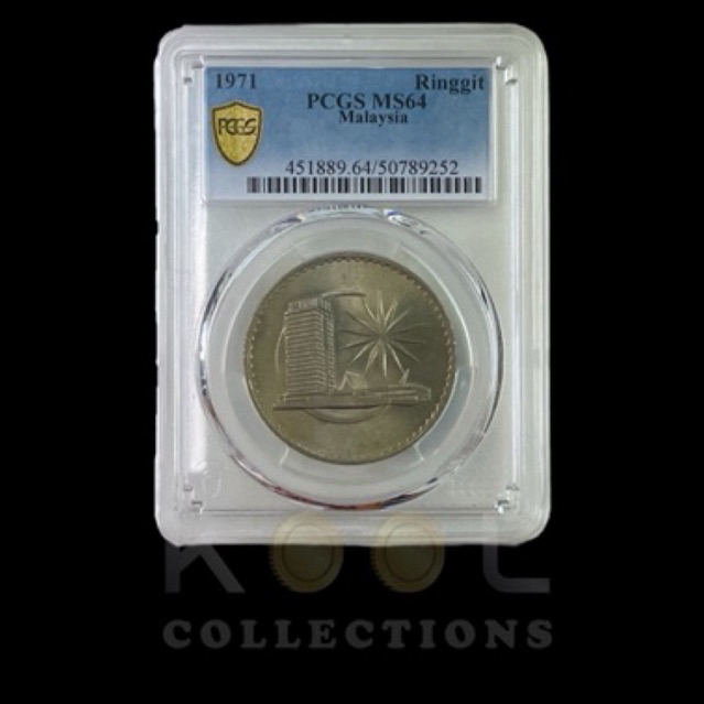 Malaysia 1 Ringgit 1971 (Agong) MS 64 PCGS | Shopee Malaysia