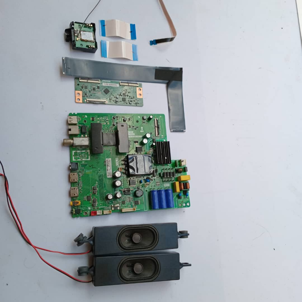 43S6500 TCL 43"TV, MAIN BOARD, T-CON, SPEAKER, RIBBON CARD, POWER ...