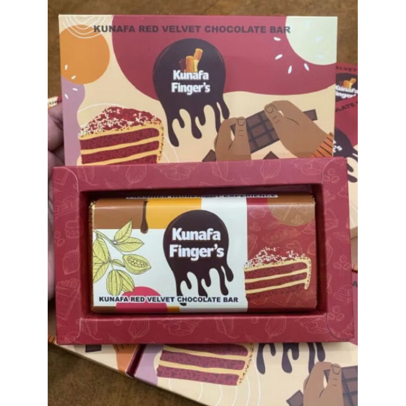 (ORIGINAL HQ) NEW KUNAFA FINGER (RED VELVET) | Shopee Malaysia
