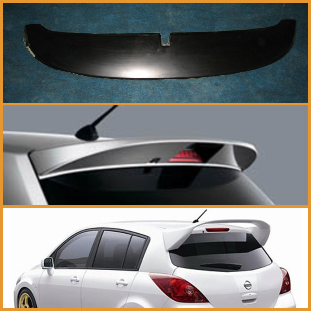 Nissan Tiida Latio C11 2006 '06 Hatchback Roof Spoiler - ( UNK / H/B ...