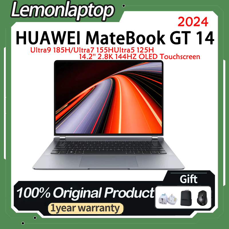 HUAWEI MateBook GT 14 Ultra9 185H/Ultra7 155H 14.2inch 2.8K 144HZ OLED ...