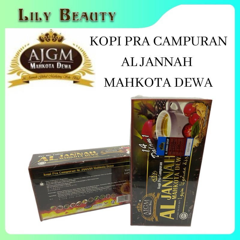 AL JANNAH KOPI MAHKOTA DEWA KOTAK ORIGINAL | Shopee Malaysia