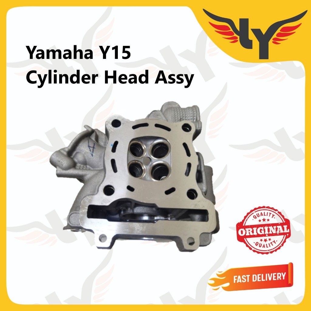 Yamaha Y15 Cylinder Head Assy - B17-E1102-01 (100% Original) | Shopee ...