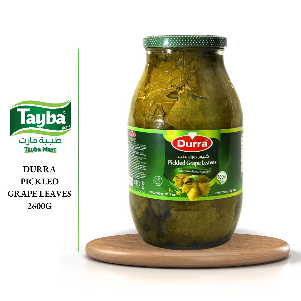 DURRA PICKLED GRAPE LEAVES 600G - 850G - 1200G - 2600G | Shopee Malaysia