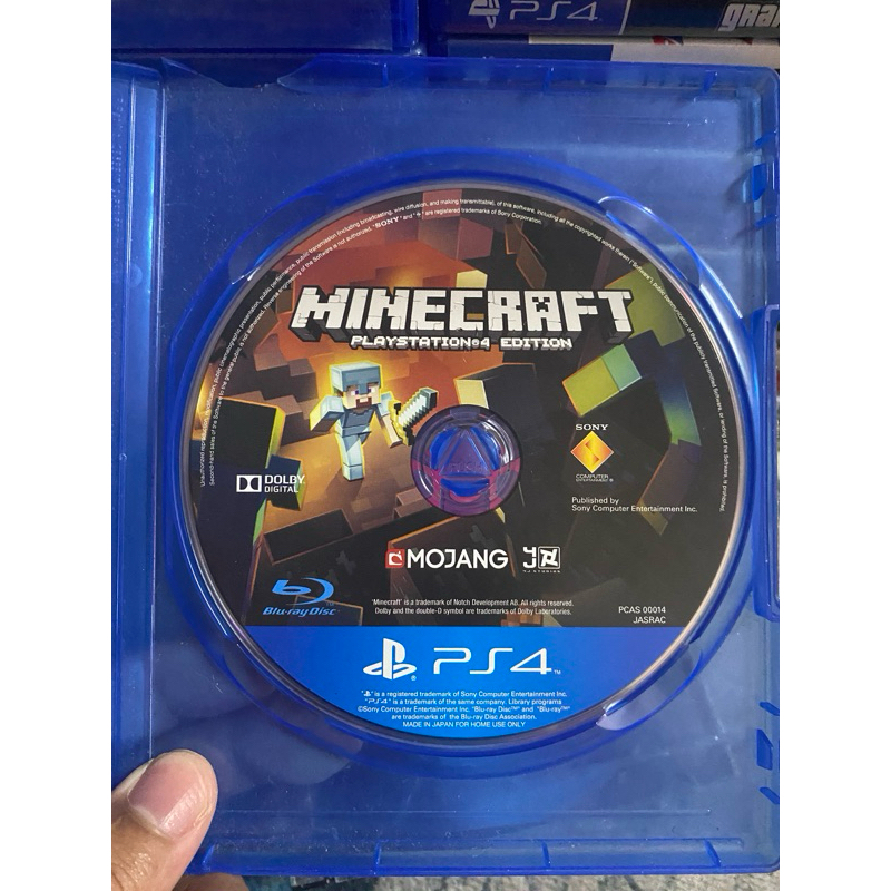 Minecraft Ps4 Physical Cd Games Used Disc | Shopee Malaysia