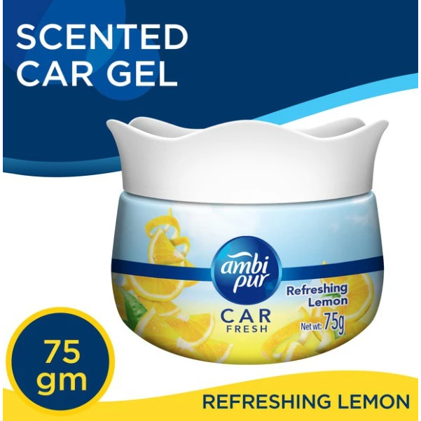 Ambi Pur Car Fresh Air Refreshing Gel (lemon)(75g) | Shopee Malaysia