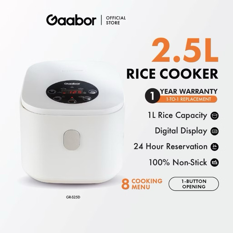 Gaabor rice cooker 2.5L GR-S25D | Shopee Malaysia