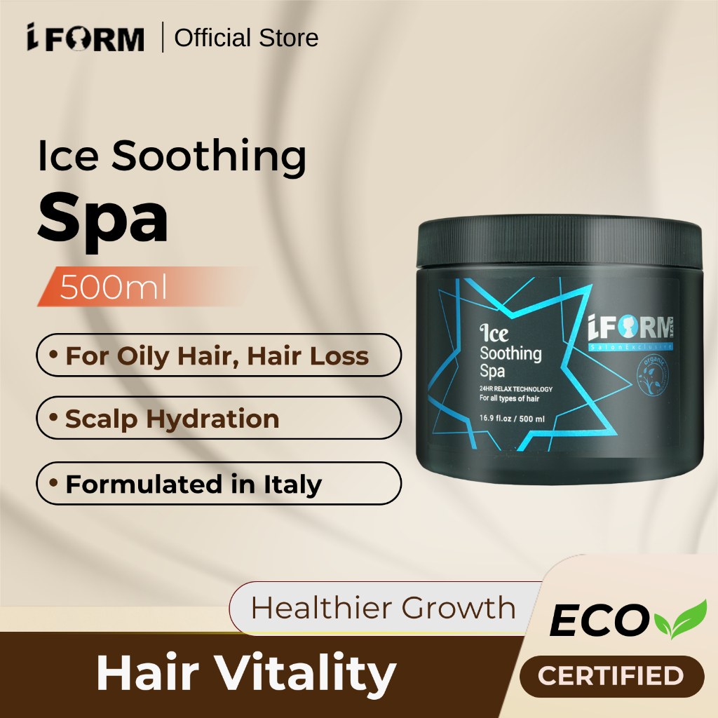 IFORM Ice Soothing Spa Hair Treatment (500ml) Scalp Itching | Repair ...