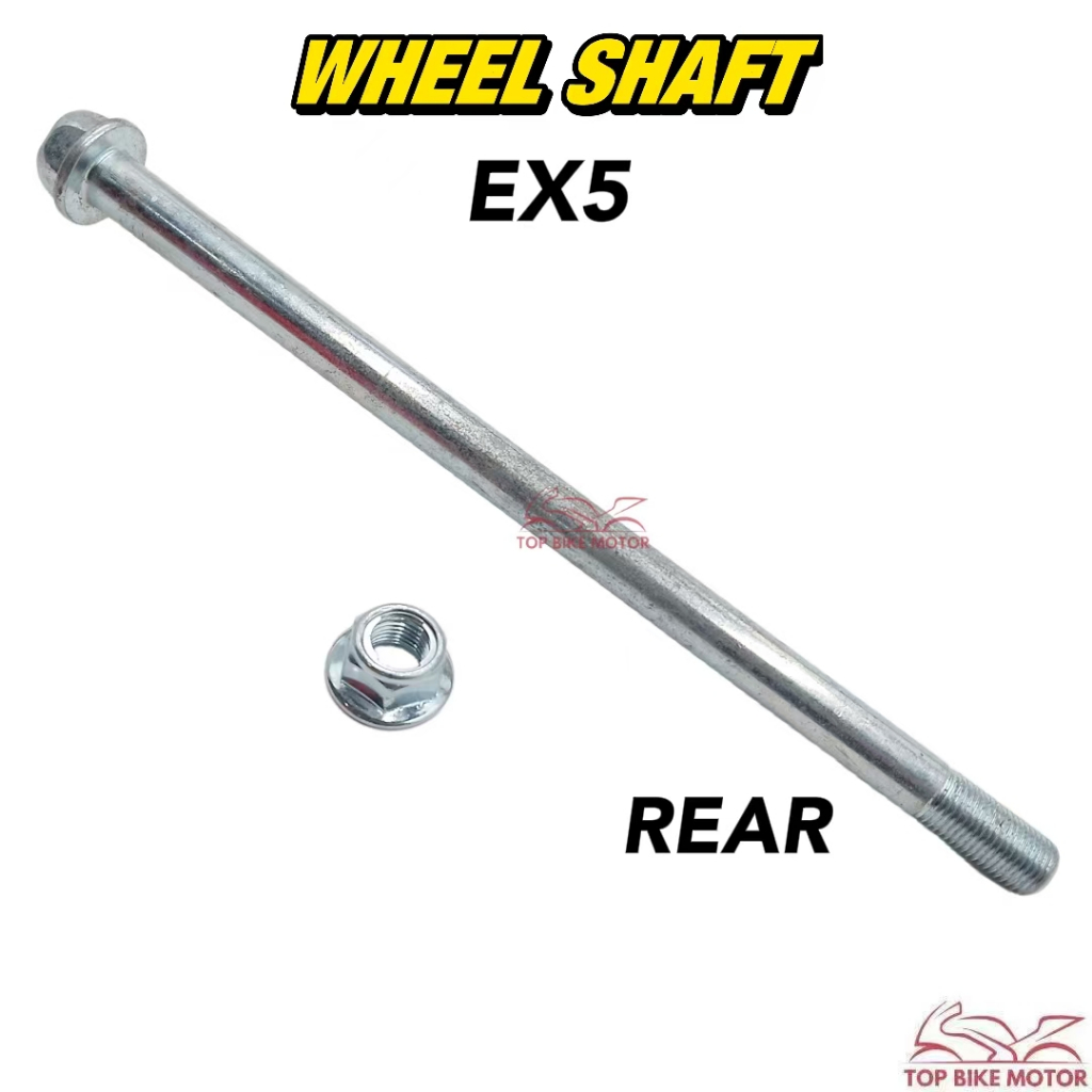 HONDA EX5 REAR WHEEL SHAFT + NUT SHAFT SAP SAF BELAKANG TAYAR | Shopee ...