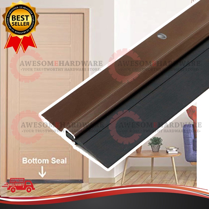 DOMINO 1M 100CM PVC RUBBER DOOR SEAL DOOR RUBBER DOOR BOTTOM WITH ...